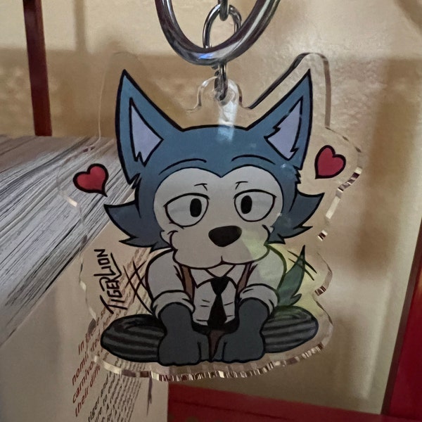 Keychain Legoshi Louis Beastars - Etsy