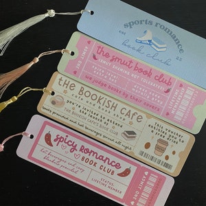 Dear Reader Bookmark Cute Minimal Bookmark Book Gift Pastel Bookmark ...