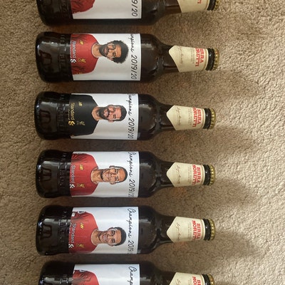Liverpool FC Champions Premier League 2022 Beer Bottle - Etsy UK
