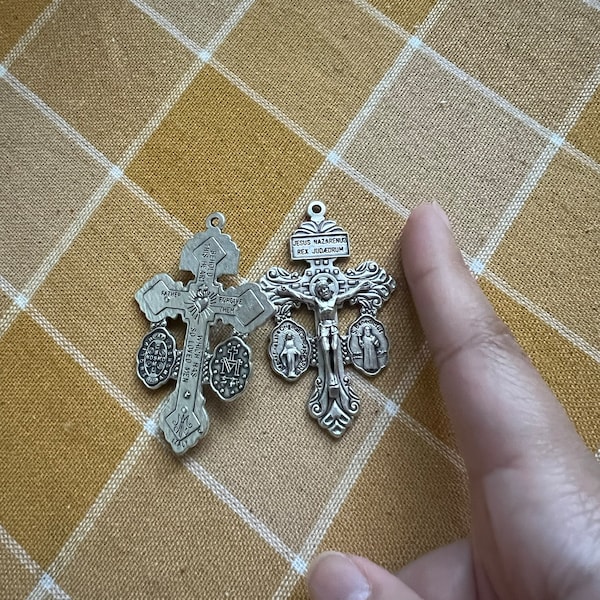 Oxidized Silver 2-1/8" · Made in Italy · 3-way Pardon Indulgence ...