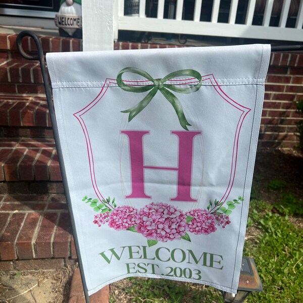 Hello Winter Flag, Plaid Garden Flags, Winter Pinecone Garden Flag ...