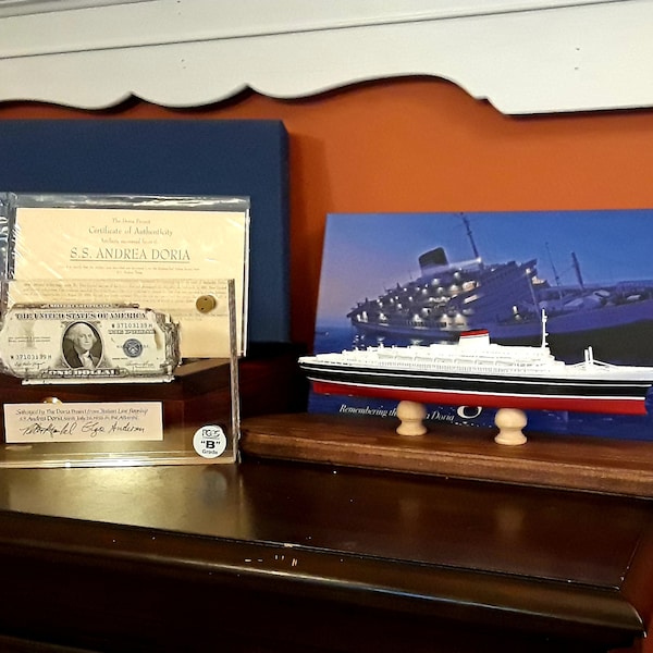 SS Andrea Doria Model 1 Foot in Length, Deluxe Display Model by ...