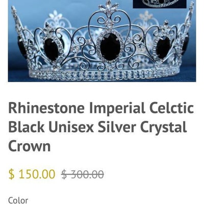 King Crown for Men, Royal Men's Crown, Prince Tiara for Wedding ...