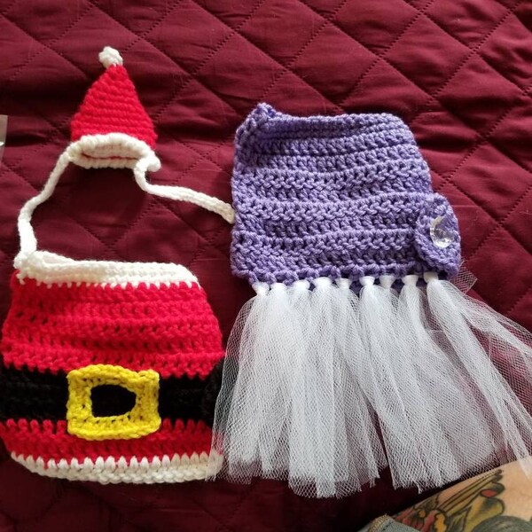 Rabbit Santa Clothes, Pet Santa Hat, Rabbit Santa Outfit, Pet Christmas ...