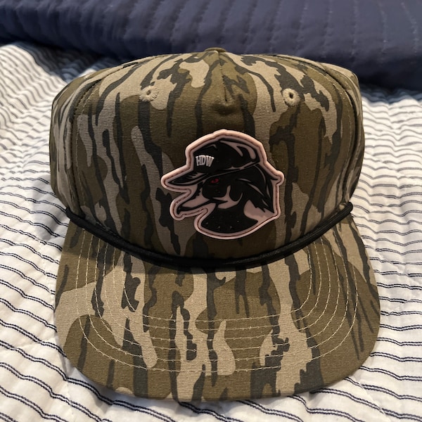 Bottomland Camo Rope Hat – PVC Wood Duck Patch, Mossy Oak - Etsy
