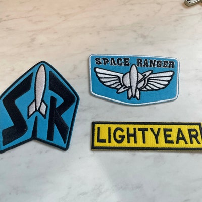 Toy Story Buzz Lightyear Space Suit Embroidered Patch Set Sew on Iron ...