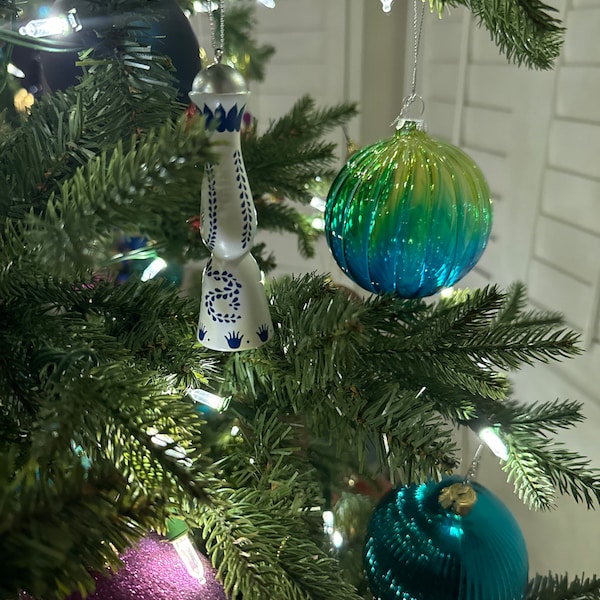 Personalized Brunette Female Baton Twirler Ornament Custom Christmas ...