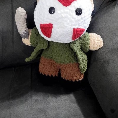 Pattern Only Halloween Horror Icon Inspired Jason Crochet Amigurumi ...