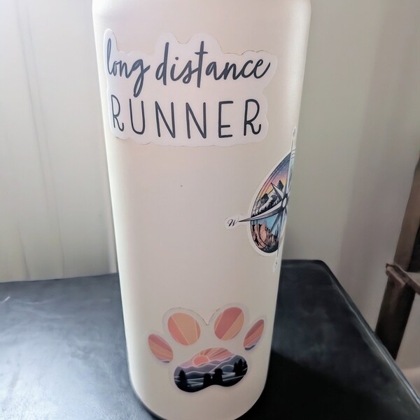 Patience and Consistency Sticker, Positive Quote Stickers, Runner ...