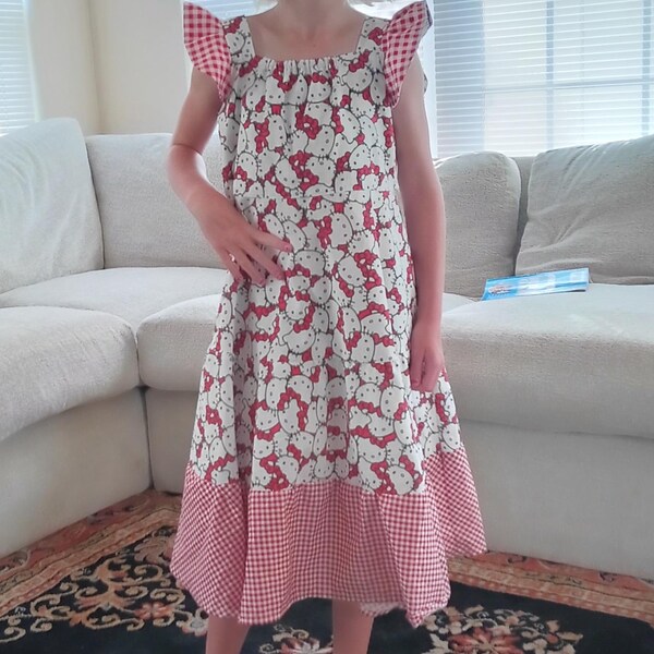 Dress Sewing Pattern for Kids, Dress Pattern, Kids Pattern, Summer ...