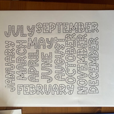 Habit Tracker Coloring Sheet Printable, Month Habit Tracker Coloring ...