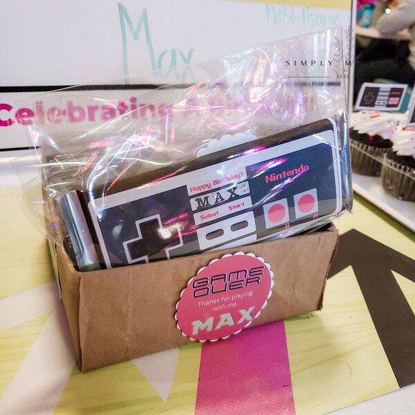 Printable Nintendo NES Controller Hershey's Chocolate Bar Wrapper ...