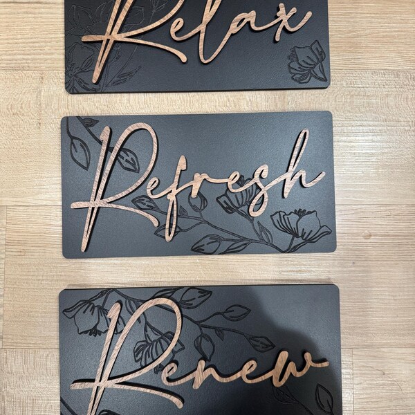 3D Restroom Sign With Pets Restroom Sign for Veterinarian Office Gift ...