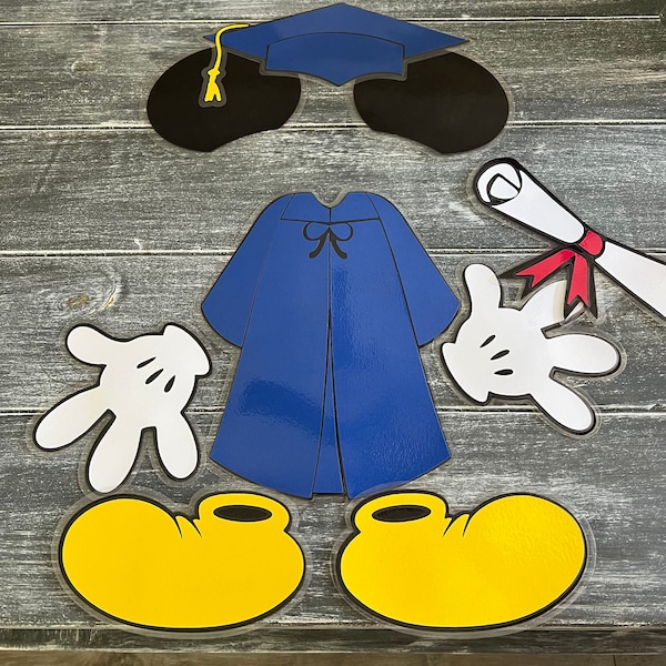 Disney Cruise Door Magnet Graduation Mickey Mouse Magnet Set Chose Your ...