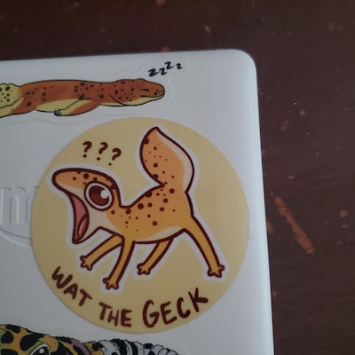 Pet Reptile Stickers full Set of 12 Matte-laminated Stickers for ...