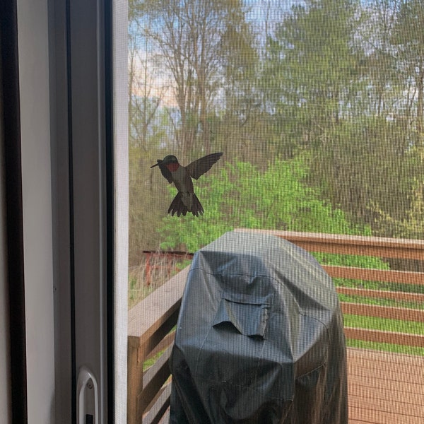 Retractable Screen Door Decals 5 per Pack Prevent Collisions Into ...