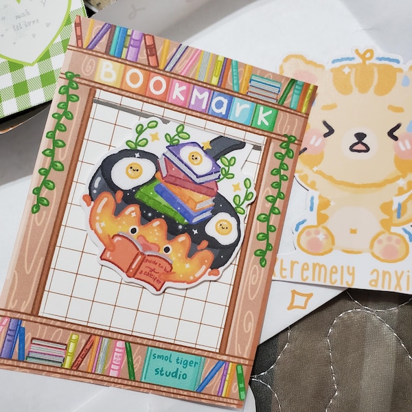 Cute Calcifer Magnetic Bookmark | Kawaii Studio Ghibli Bookmark ...