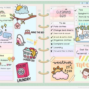 Cute Korean Hanbok Character Digital Planner Stickers Korean - Etsy