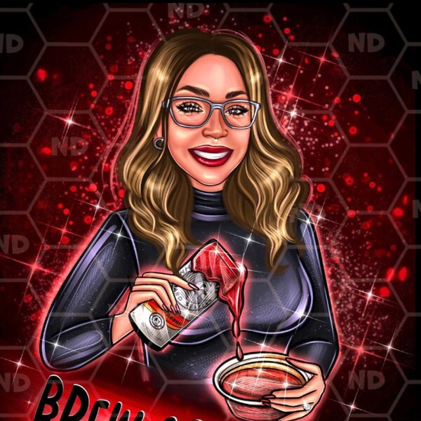 Digital Portrait Logo Digital Portrait Logo Design Custom Portrait Logo ...