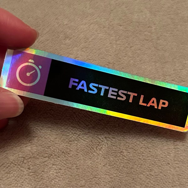 Fastest Lap Sticker Pack F1 Sticker Formula One Motorsport - Etsy