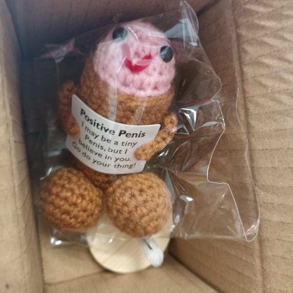 Handmade Crochet Positive Pooh,little Funny Gift,crochet Shit/crap ...