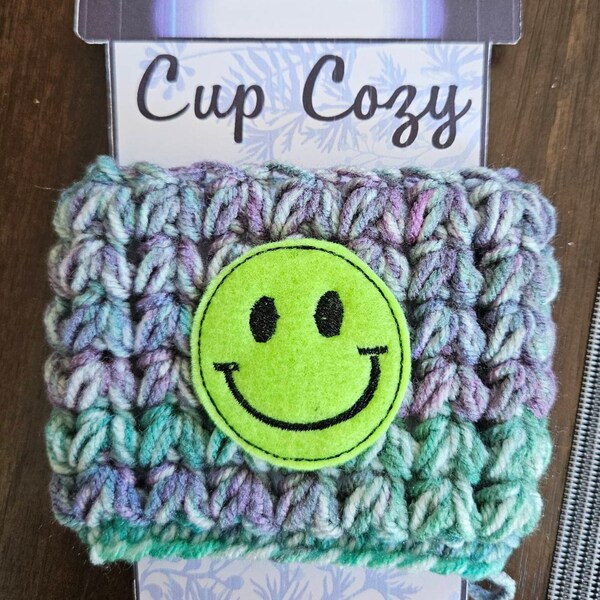 Retro Smiley Face Daisy Snap Tab Embroidery Design 4x4 Hoop-snap Tab ...