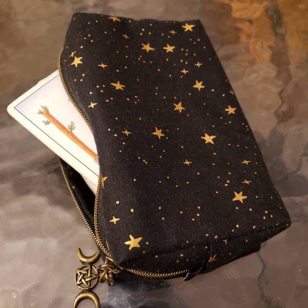 Tarot Card Bag With Zipper | Tarot Bag Tarot Deck Bag Tarot Card Case ...