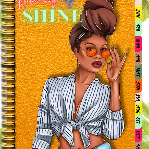 Black Girl Digital Planner, Hyperlinked African American Goodnotes ...