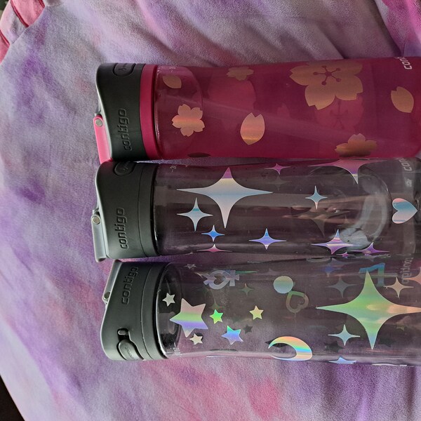 Holographic Sakura Flower and Sakura Petals Decal Sheet | Cute Decal ...