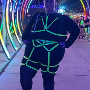 Rave Festival Garter Fishnets Black Womens Tights With All Over Mini ...