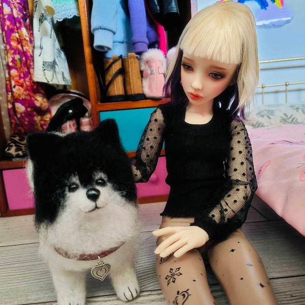 Monkey Fluffy Knitted Monkey Girlfriend Gift Cute Affe Geschenk Light ...