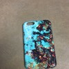 Turquoise Stone Phone Case, Turquoise and Rust Phone Case, Turquoise ...