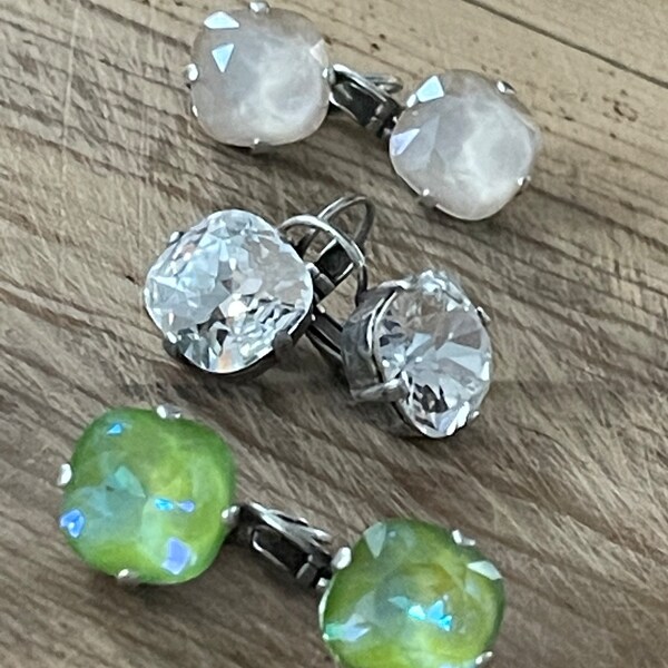 12 Pieces 8mm 1088 Light Grey Opal Crystal 39ss Chatons - Etsy