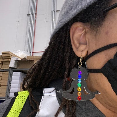 Demons Earrings.demons Jewelry. Fork Em. Vic. White Columns. - Etsy