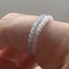 Baby Blue Dainty Beaded Ring - Etsy Canada
