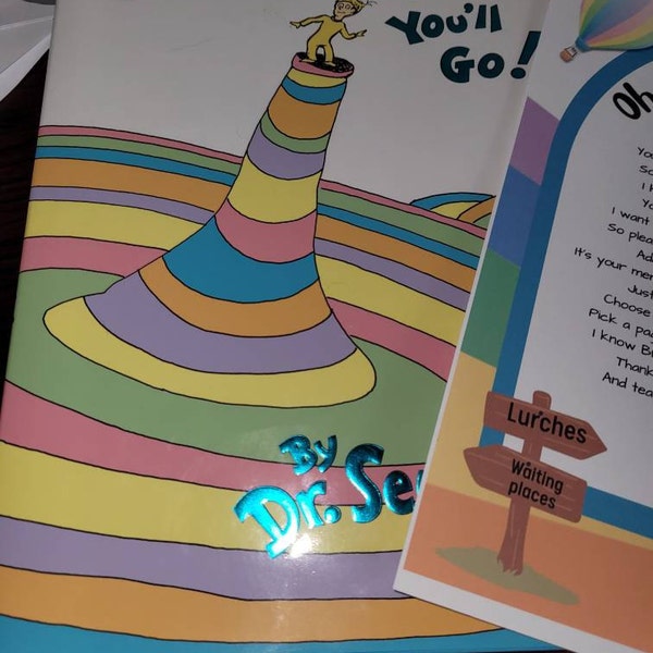 Oh the Places You'll Go Memory Book | School Memories | Dr Seuss Book ...