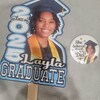 Kindergarten Graduation Fans/personalized Photo & Name, Custom Grad ...