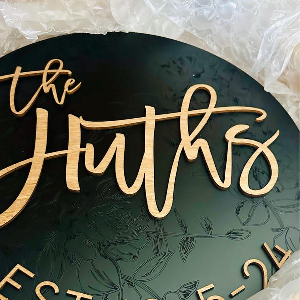 Personalized Name Sign Gift for Wedding Shower Gift for Her Anniversary ...