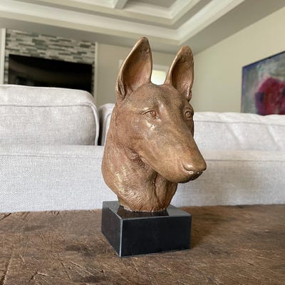 Corgi Pembroke, Dog Marble Statue, Limited Edition, Artdog. Made of ...