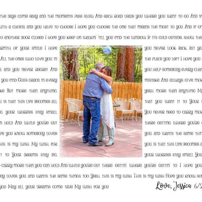 Father of the Bride Gift, Wedding Gift for Dad, First Dance Song ...