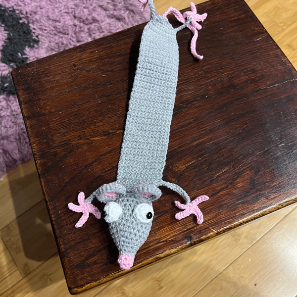 Rat Bookmark Crochet Pattern | Amigurumi PDF Pattern - Etsy