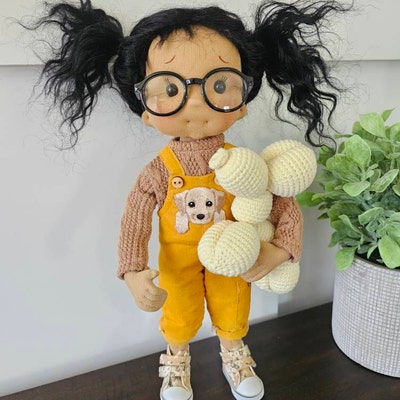 Mia Full Mobile Doll, Waldorf Doll Inspiration, Organic Cotton Doll ...