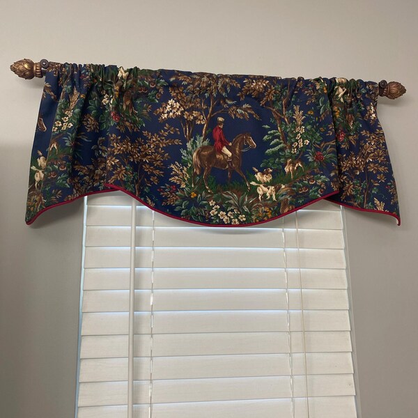 Heritage House Windsong Ivory or Parchment -window Valance Lined Corded ...