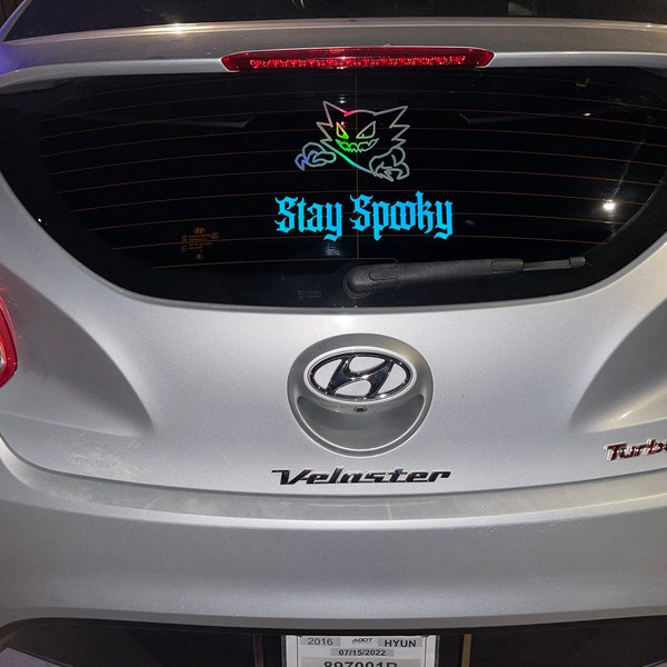 Haunter Outline Decal Pokemon - Available in Holographic and Several ...