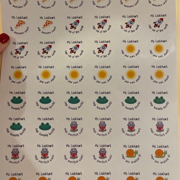 Teacher Stickers, Teacher Good Job Stickers, Reward Stickers, Teacher ...