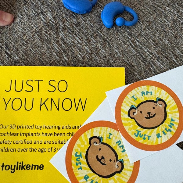 Toy Cochlear Implants From the Bear Ear Clinic by Toy Like Me - Etsy