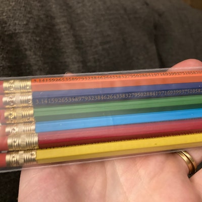 Perfect for Pi Day the Pi Pencil to 96 Digits 6 Pack Look Smarter for ...