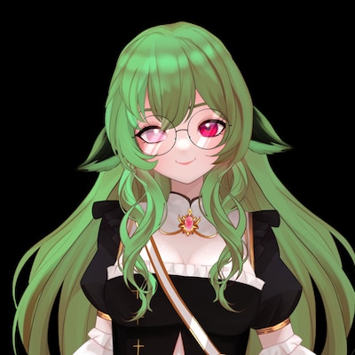 Vtuber Asset Rigged Circle Glasses - Etsy