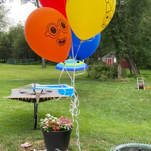 Numberblocks Balloons, 13-in Mylar of One Through 10, 11-in Latex of ...