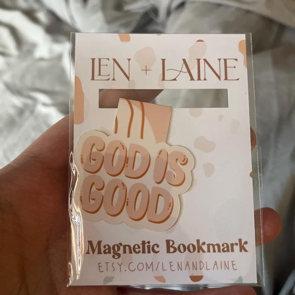 God is Good Magnetic Double Sided Bookmark - Etsy